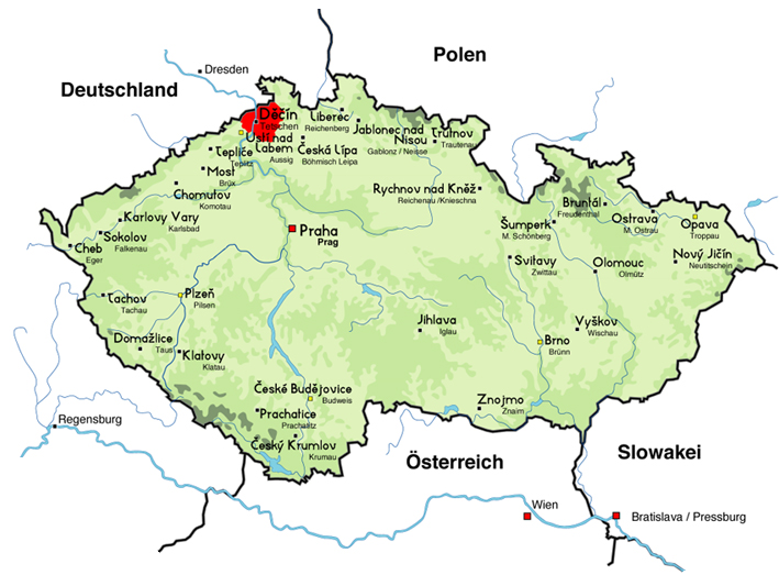 Heimatfreunde Tetschen-Bodenbach - Kreisgebiet